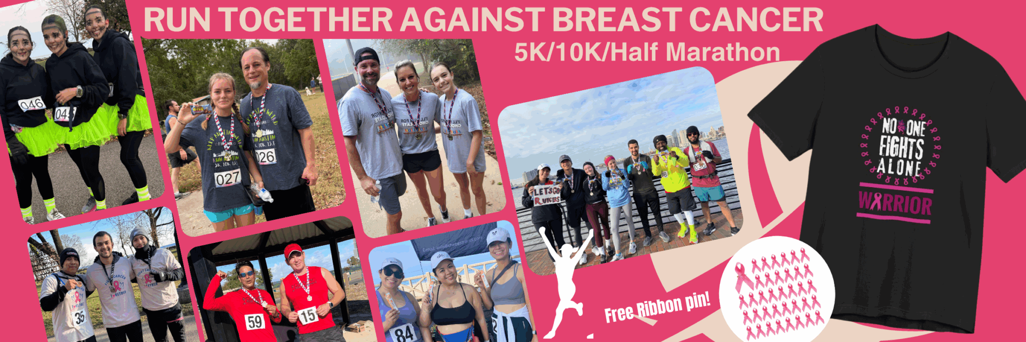 Run Against Breast Cancer 5K, 10K and 13.1 - Houston (December) - Half ...